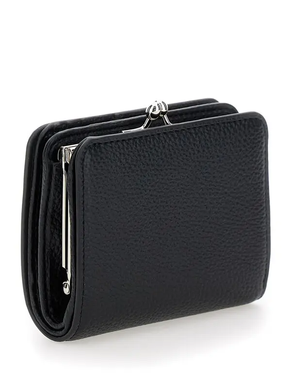 VIVIENNE WESTWOOD Logo Plaque Bi-fold Wallet