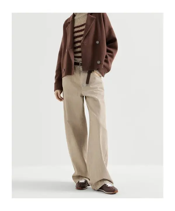 Brunello Cucinelli Grained Soft Leather Runners With Shiny Loops