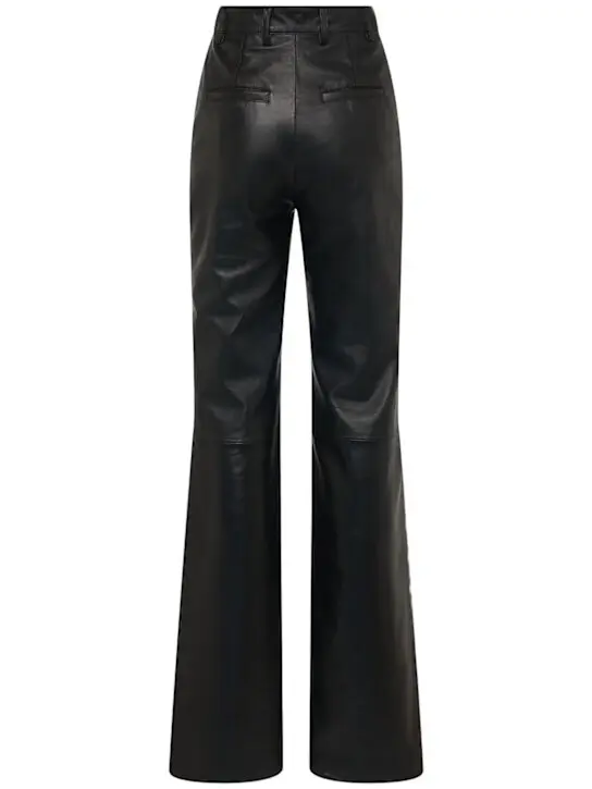 Giuseppe Di Morabito Leather Flared Pants