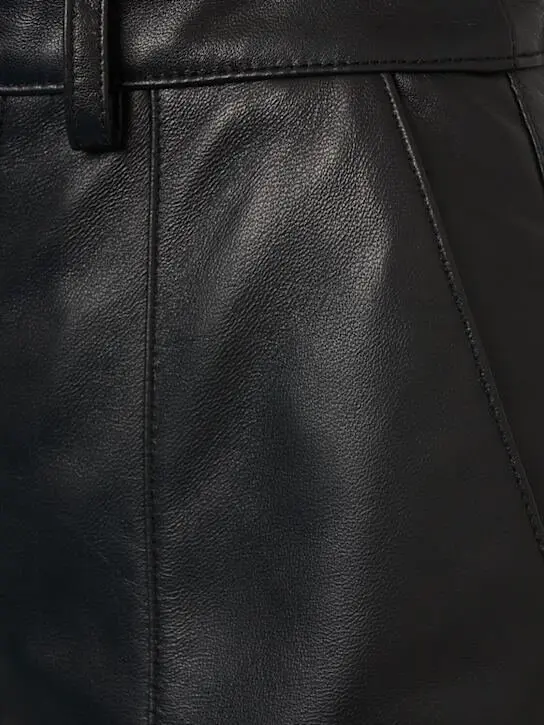 Giuseppe Di Morabito Leather Flared Pants