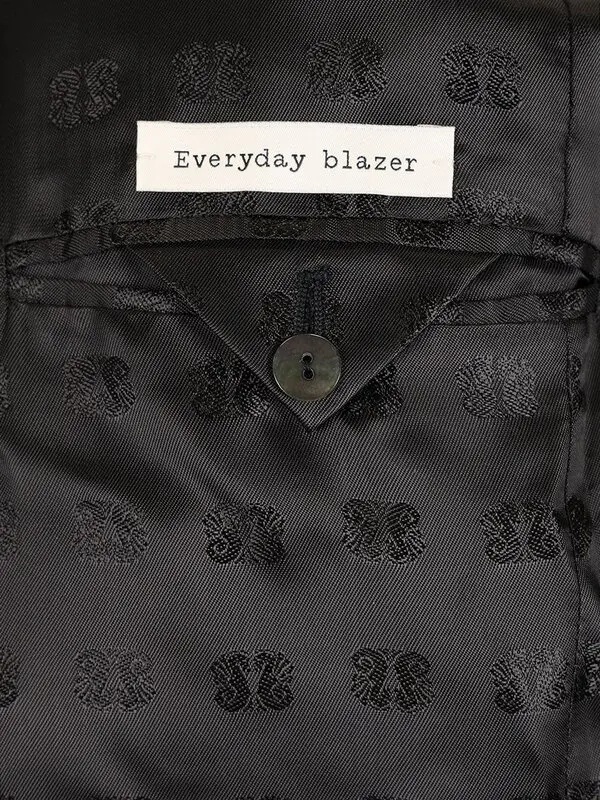 BLAZÉ MILANO Double-breasted Virgin Wool Blend Blazer