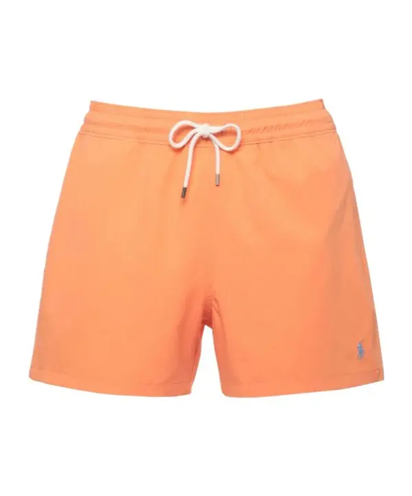Polo Ralph Lauren Logo-embroidered Drawstring Swim Shorts - Orange