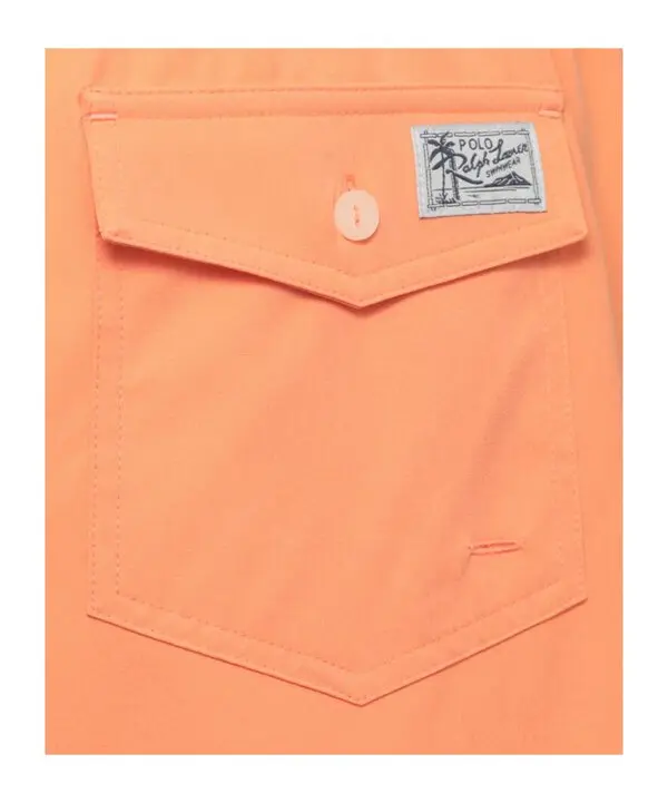 Polo Ralph Lauren Logo Embroidered Drawstring Swim Shorts