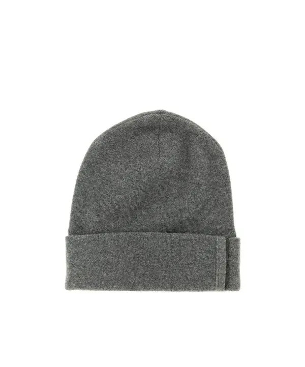 Brunello Cucinelli Monile-detail Beanie Hat - Gray