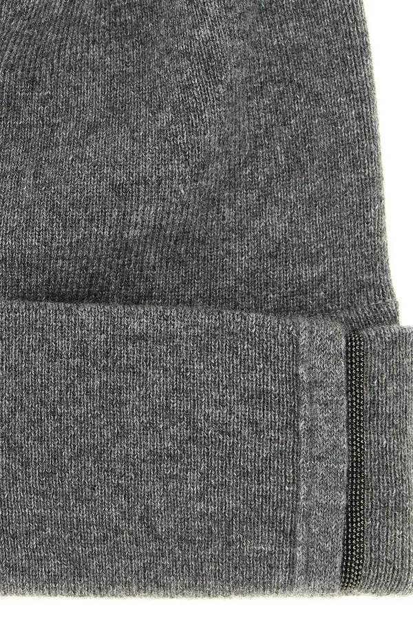 Brunello Cucinelli Monile-detail Beanie Hat