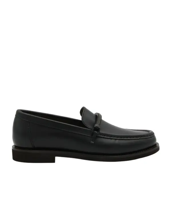 Brunello Cucinelli Slip On Flat Shoes - Black