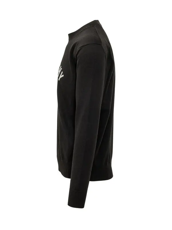 Givenchy Paris Pearl Embroidered Round Neck Sweater