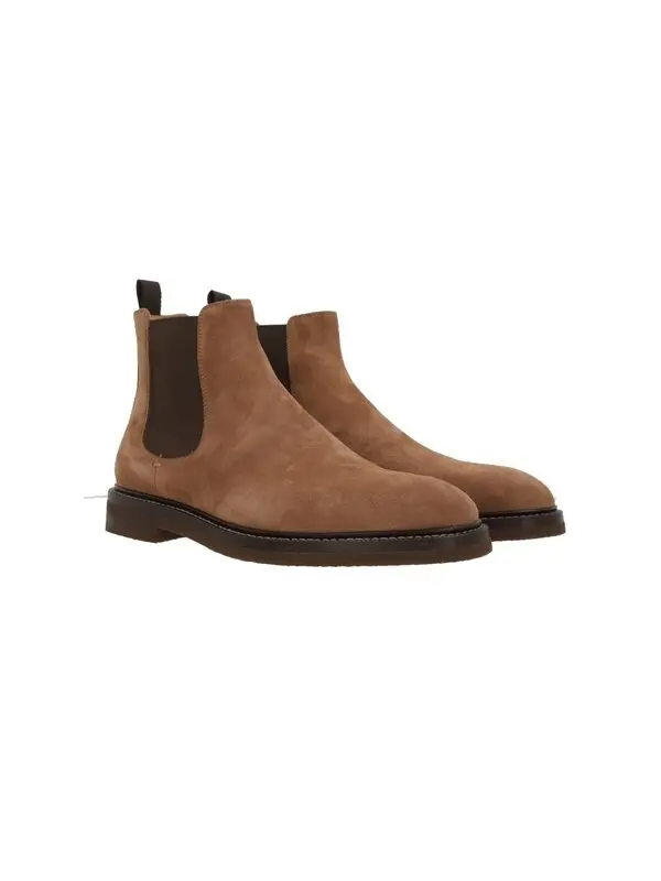 Brunello Cucinelli Round-toe Ankle Boots