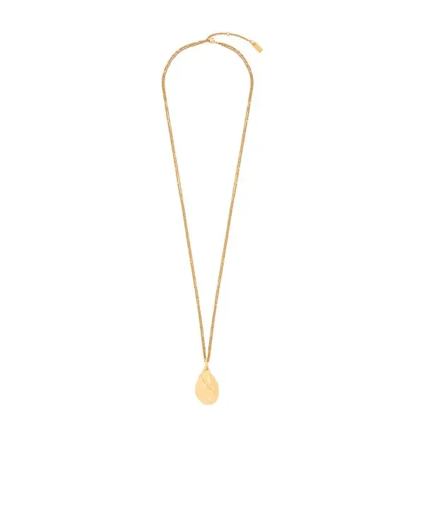 Chloé Double-strand Pendant Necklace - Yellow