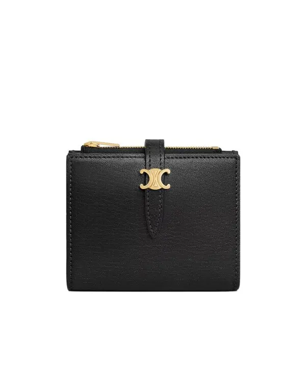 Celine Clasp Wallet - Black