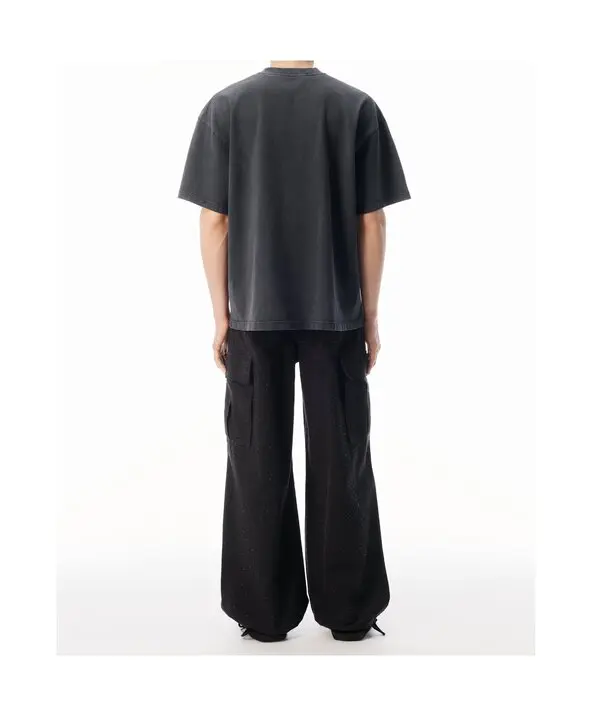 Alexander Wang Crystal Pinwheel Short Sleeve Tee