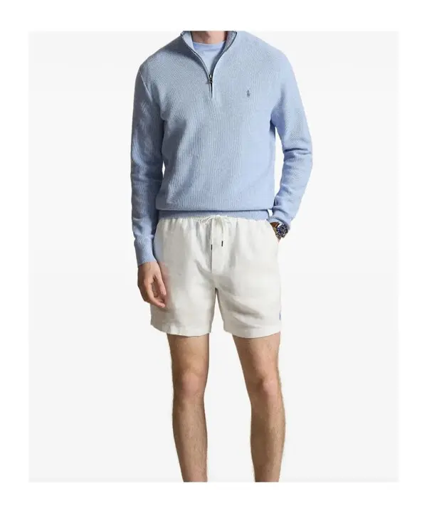 Polo Ralph Lauren Quarter Zip Knit Sweater - Blue