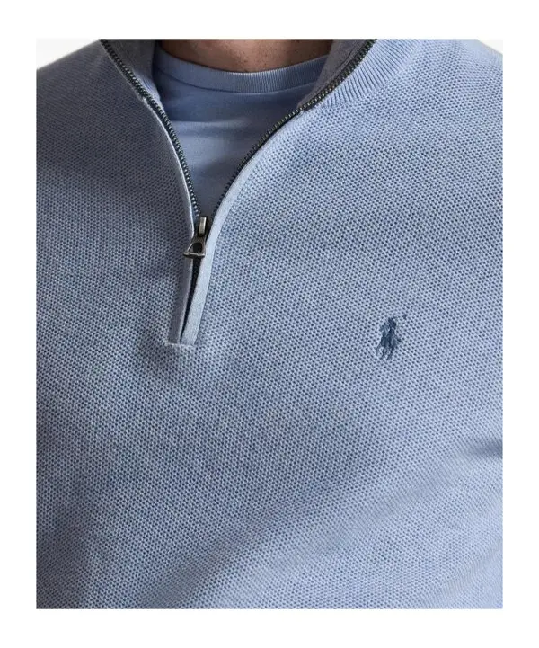 Polo Ralph Lauren Quarter Zip Knit Sweater - Blue