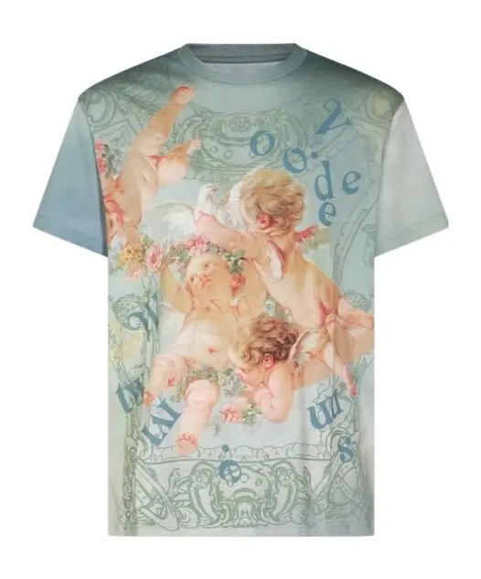 VIVIENNE WESTWOOD Graphic Printed Crewneck T-shirt - Nude