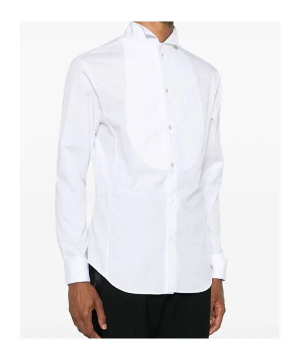 Giorgio Armani Plastron-embellished Tuxedo Shirt