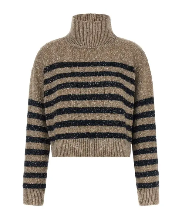 Brunello Cucinelli Dazzling Striped Sweater