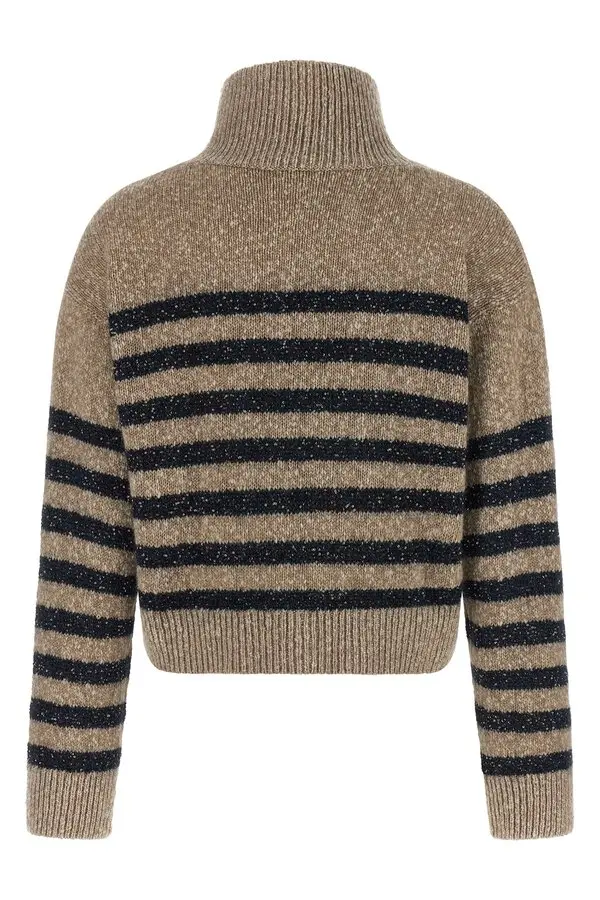 Brunello Cucinelli Dazzling Striped Sweater