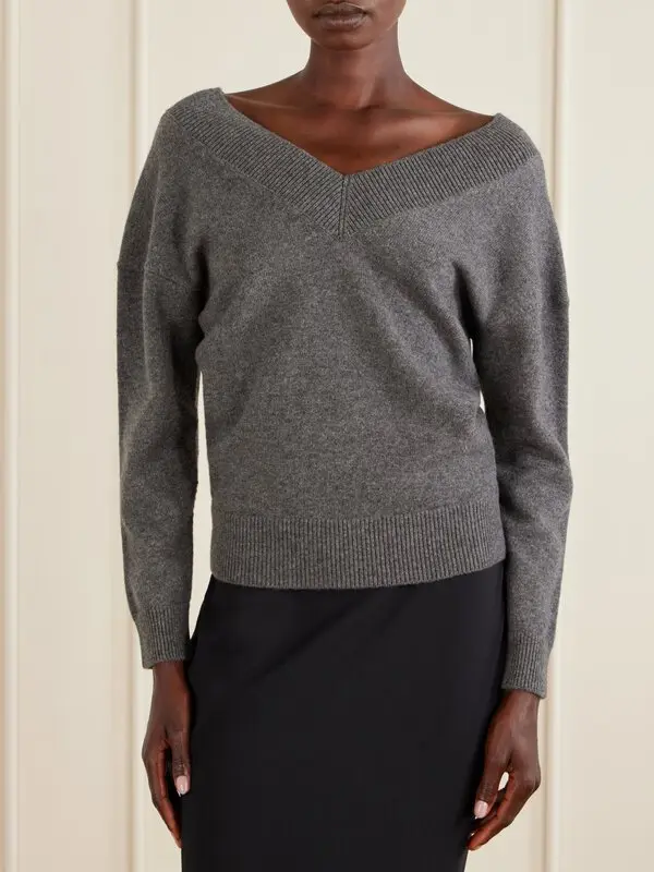 TOM FORD V-neck Cashmere Knit Sweater