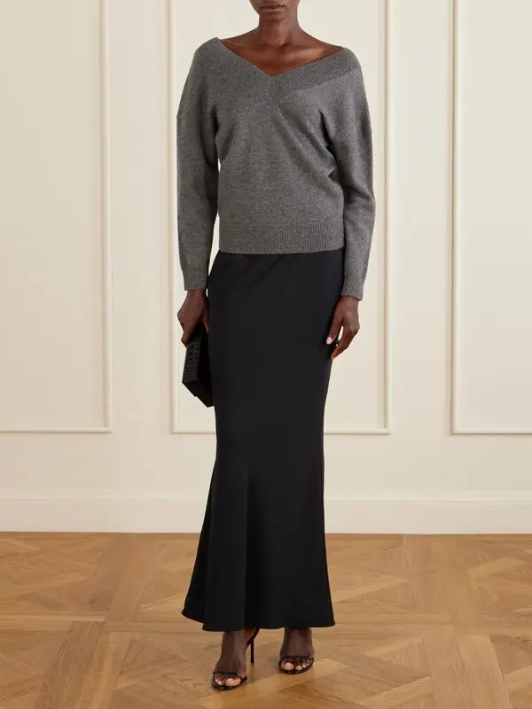 TOM FORD V-neck Cashmere Knit Sweater