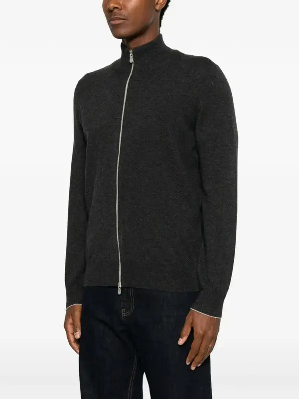Brunello Cucinelli Zip-up High-neck Cardigan