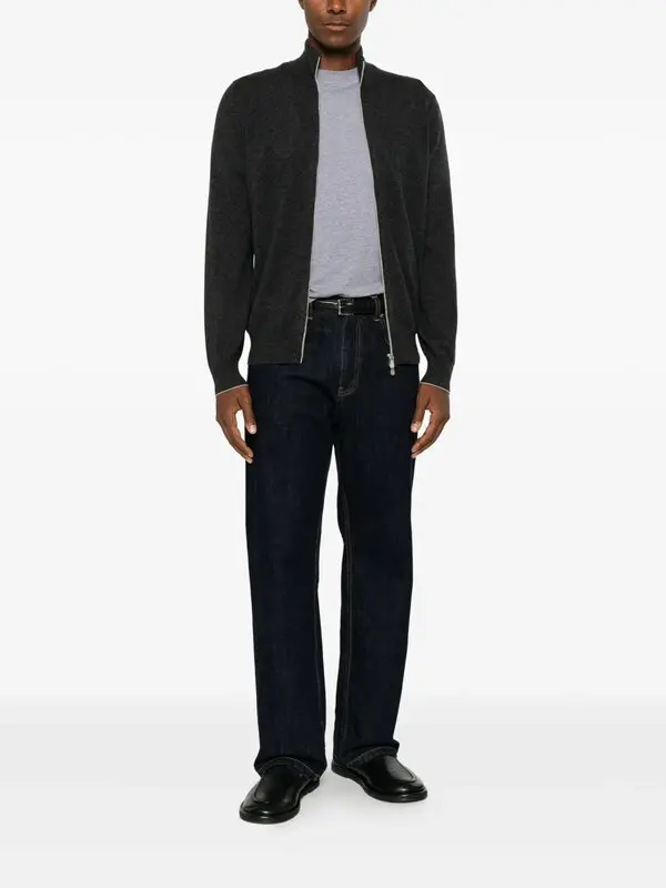 Brunello Cucinelli Zip-up High-neck Cardigan
