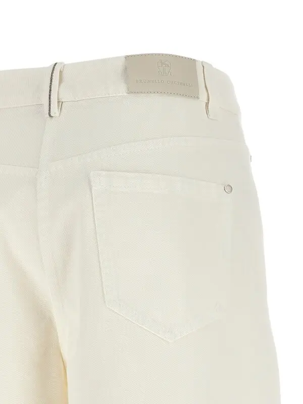 Brunello Cucinelli Wide Barrel Jeans