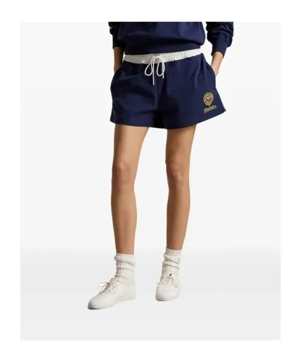 Polo Ralph Lauren Wimbledon Crest Patch Rugby Shorts
