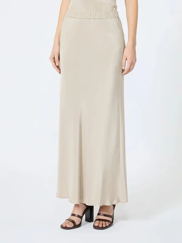 Max Mara Elastic Waist Midi Skirt