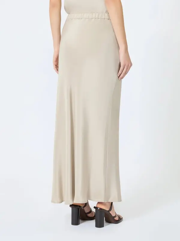 Max Mara Elastic Waist Midi Skirt