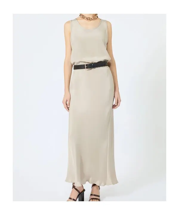 Max Mara Elastic Waist Midi Skirt