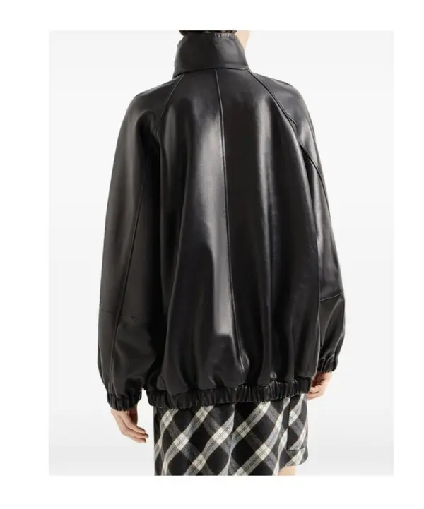 Brunello Cucinelli Nappa-leather Bomber Jacket With Monili