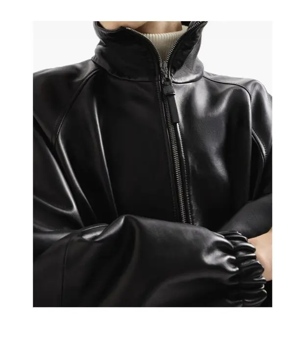 Brunello Cucinelli Nappa-leather Bomber Jacket With Monili