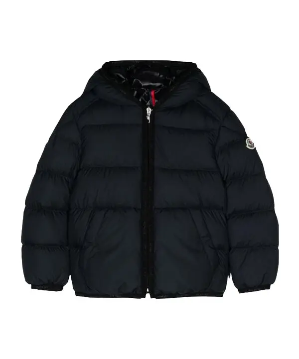 Moncler Long-sleeved Cotton-padded Jacket - Navy Blue