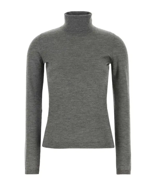 Brunello Cucinelli Long Sleeved Turtleneck Sweater - Gray