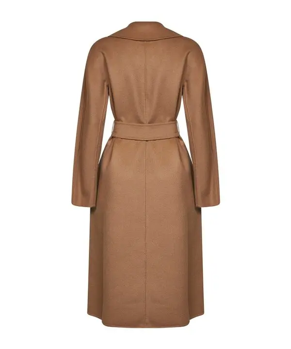 Max Mara Cles Belted Robe Coat - Camel