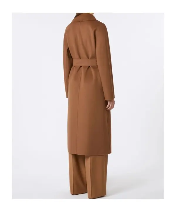 Max Mara Cles Belted Robe Coat - Camel