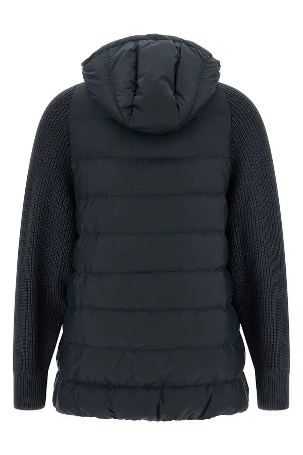 Brunello Cucinelli Shiny Zipped Pull Down Jacket