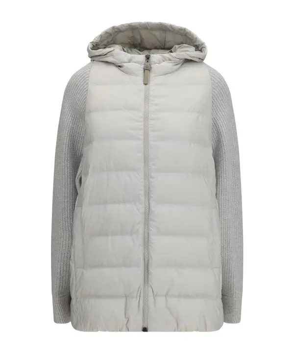 Brunello Cucinelli Long-sleeved Cotton-padded Jacket