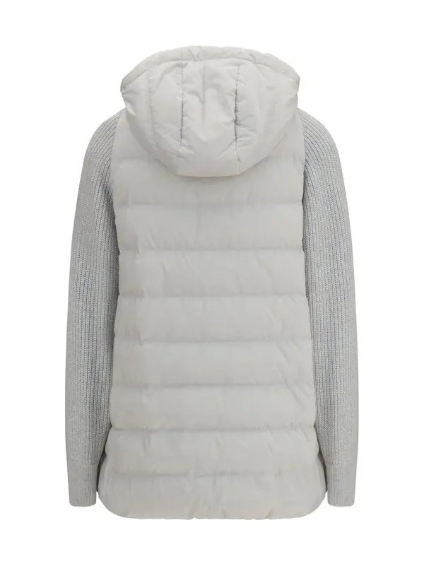 Brunello Cucinelli Long-sleeved Cotton-padded Jacket