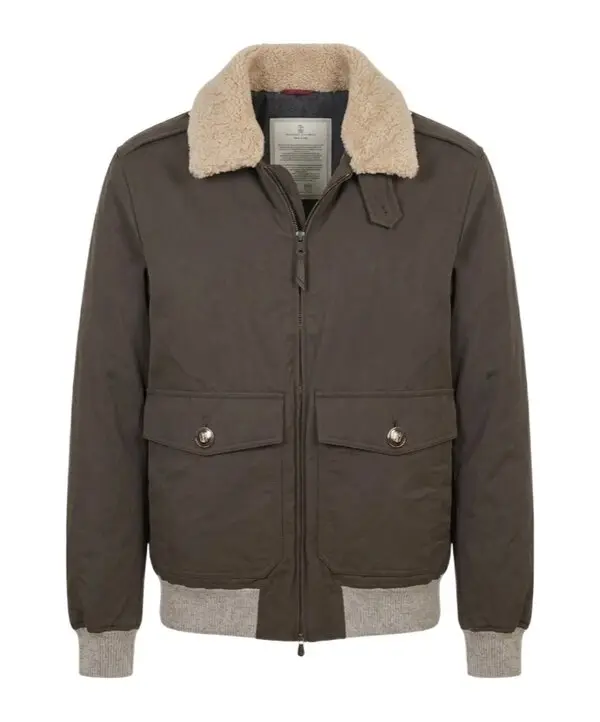 Brunello Cucinelli Long-sleeved Cotton-padded Jacket