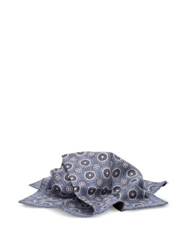 Brunello Cucinelli Patterned Pocket Square