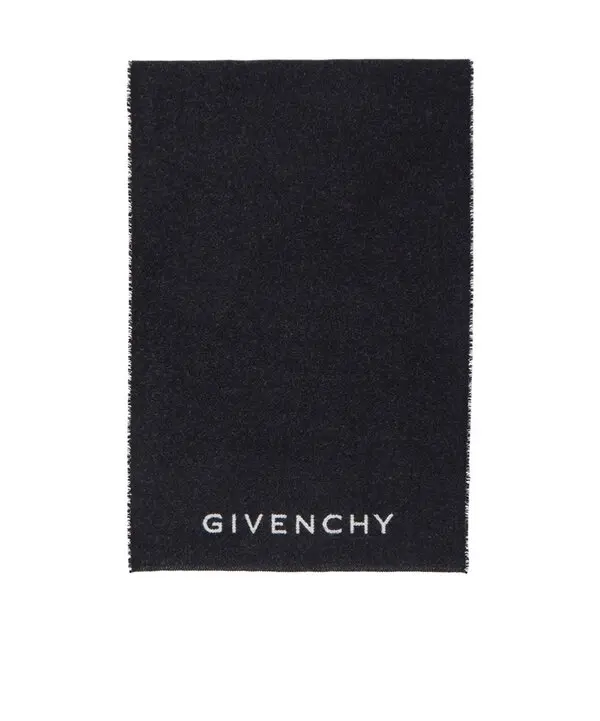 Givenchy Patterned Scarf - Black