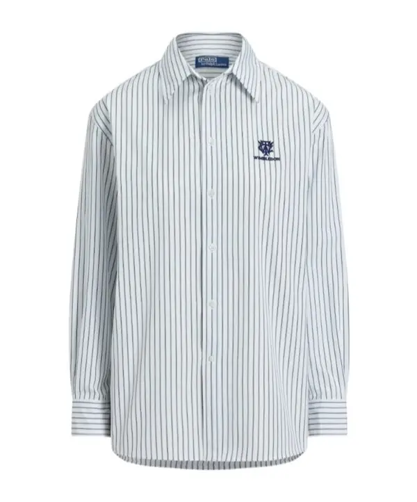 Polo Ralph Lauren Wimbledon Striped Cotton Shirt - White