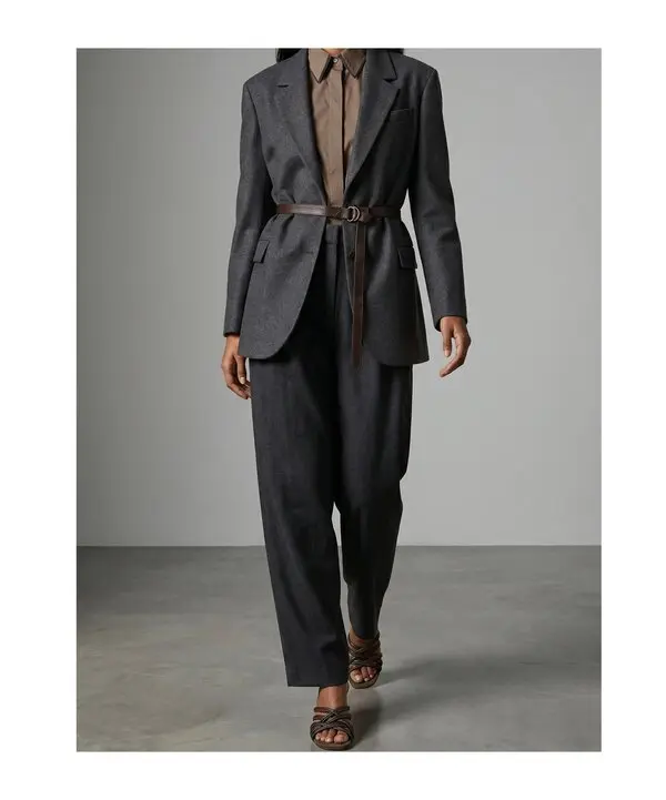 Brunello Cucinelli Monile Double-pleat Trousers