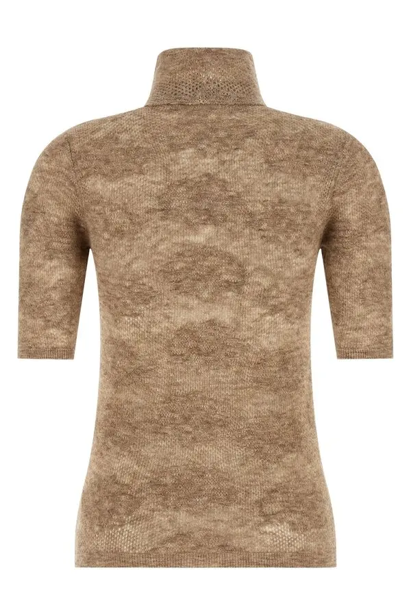 Brunello Cucinelli Openwork Short-sleeve Sweater