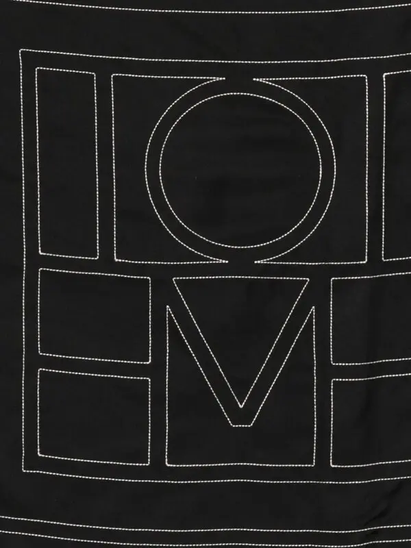 TOTEME Embroidered Silk Scarf