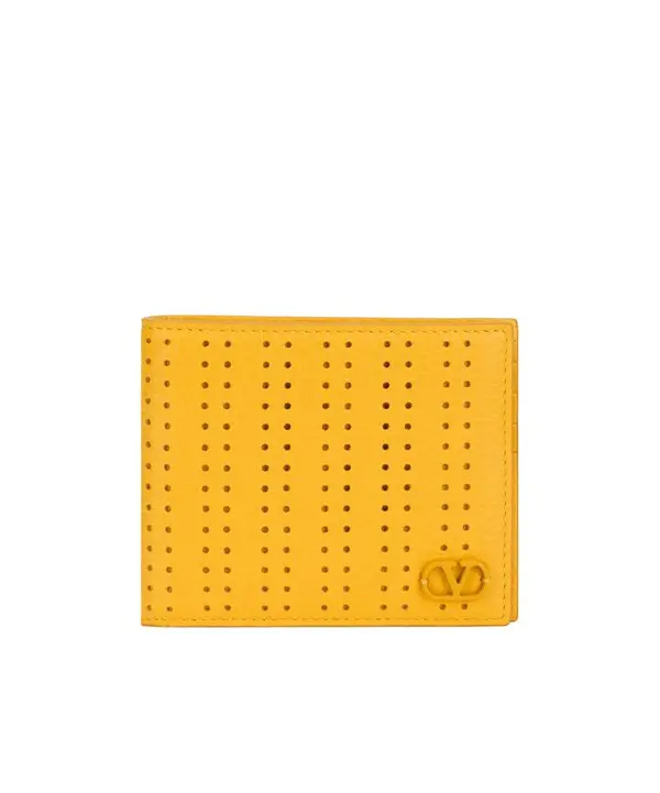 Valentino Garavani Punch Wallet - Yellow