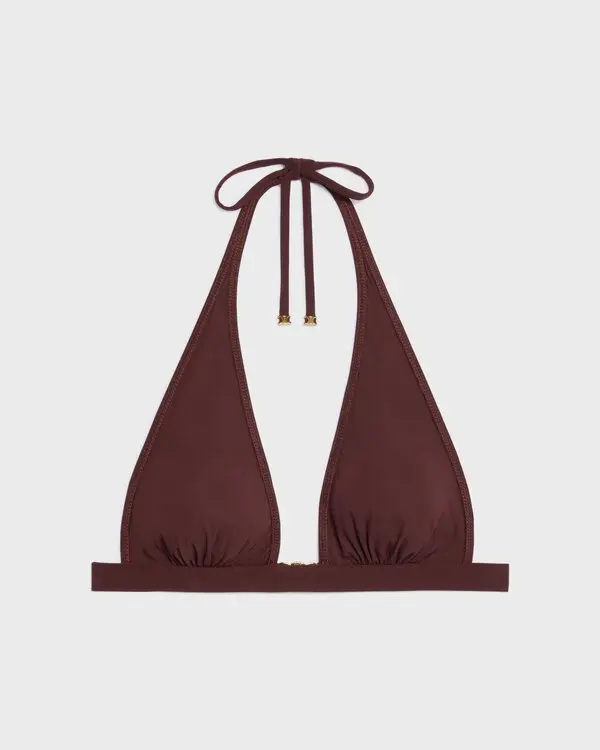Celine Triangle Top In Matte Jersey