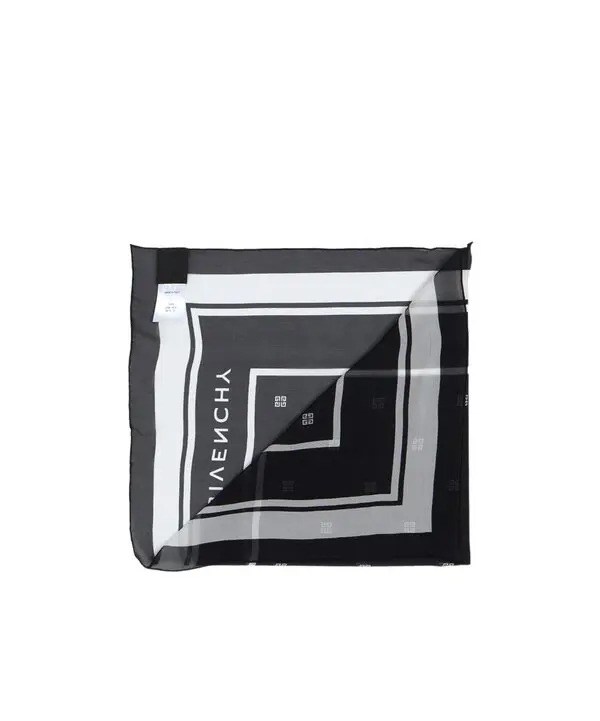 Givenchy Pattern Scarf - Black