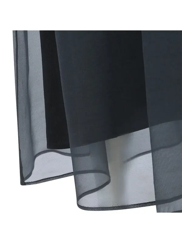 Brunello Cucinelli Flared Midi Skirt